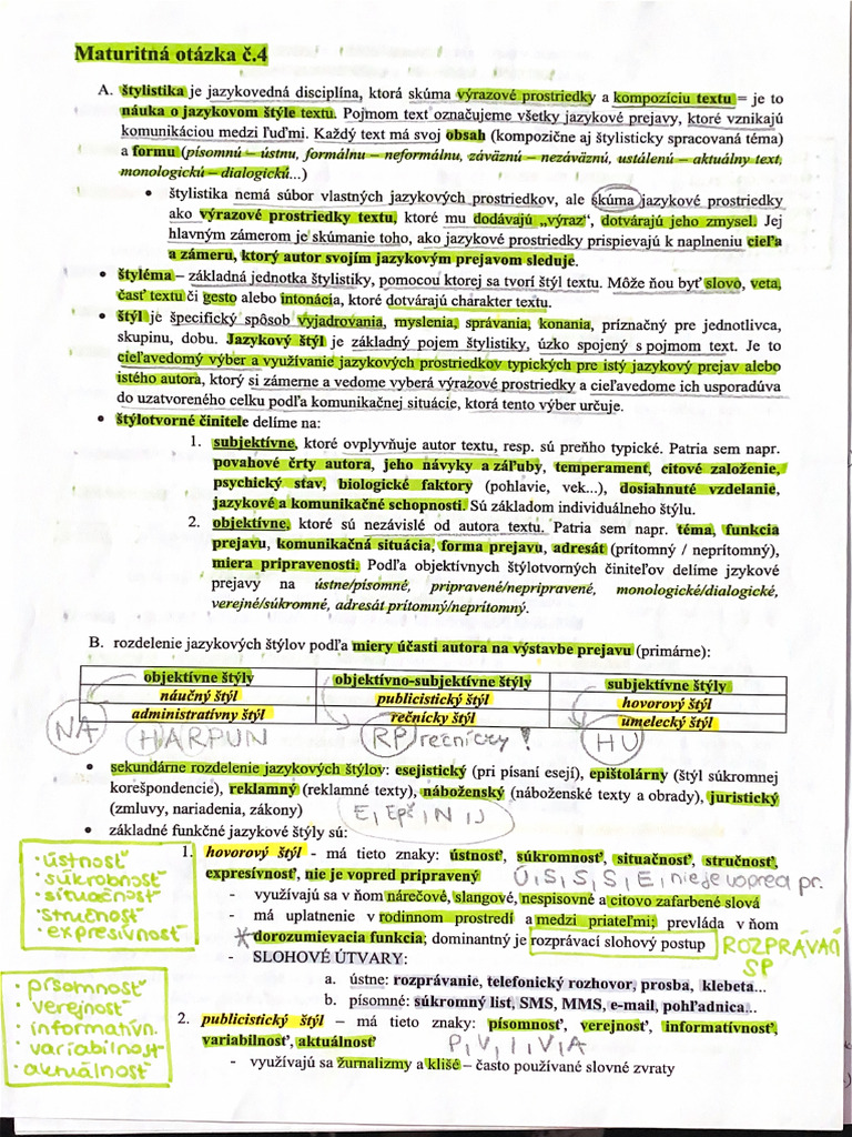 4 Maturitná Otázka | PDF