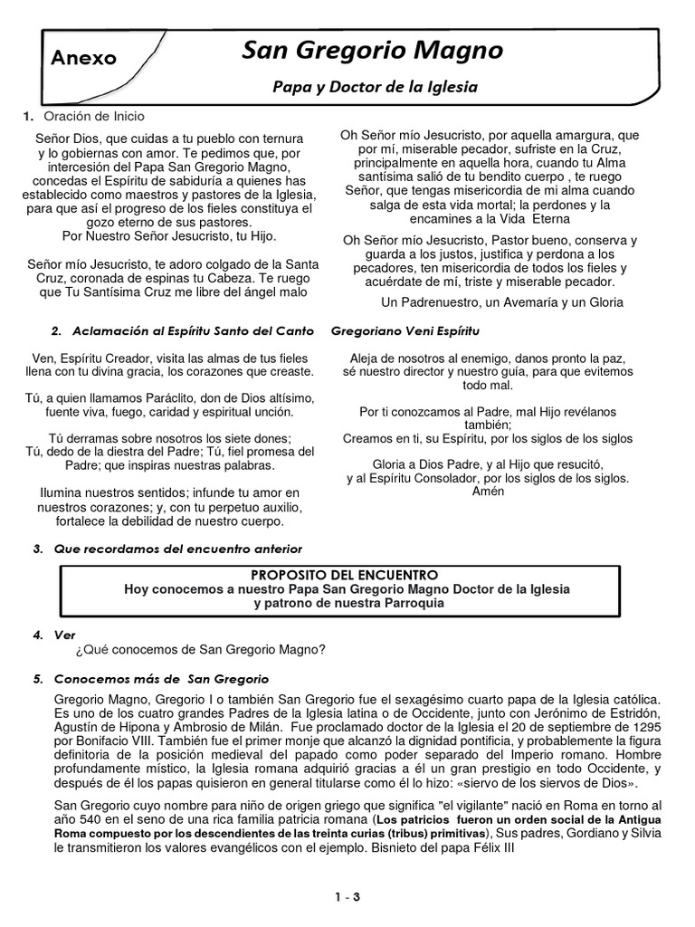 San Gregorio Magno | PDF