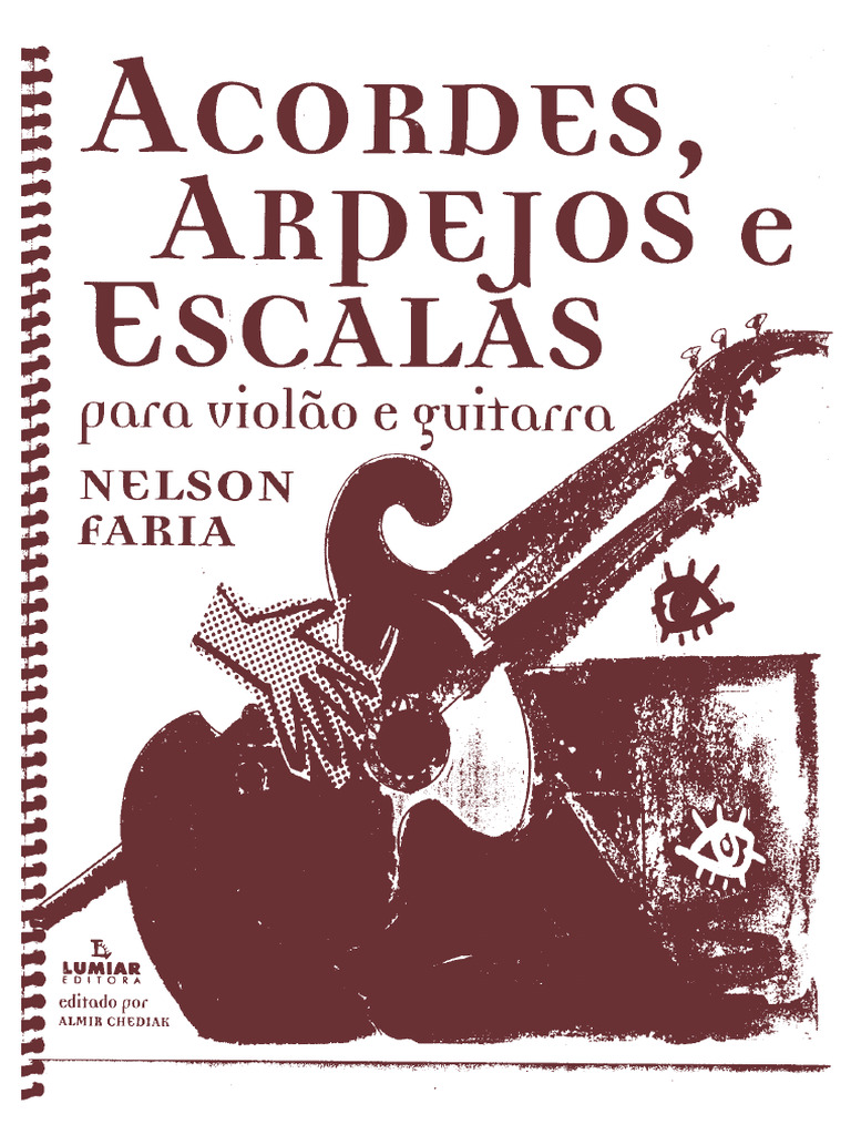 Acordes, Arpejos e Escalas para Violão e Guitarra Nelson Faria | PDF