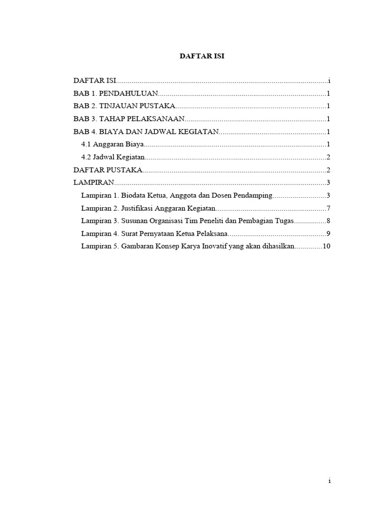 Template PKM-KI 2023 | PDF