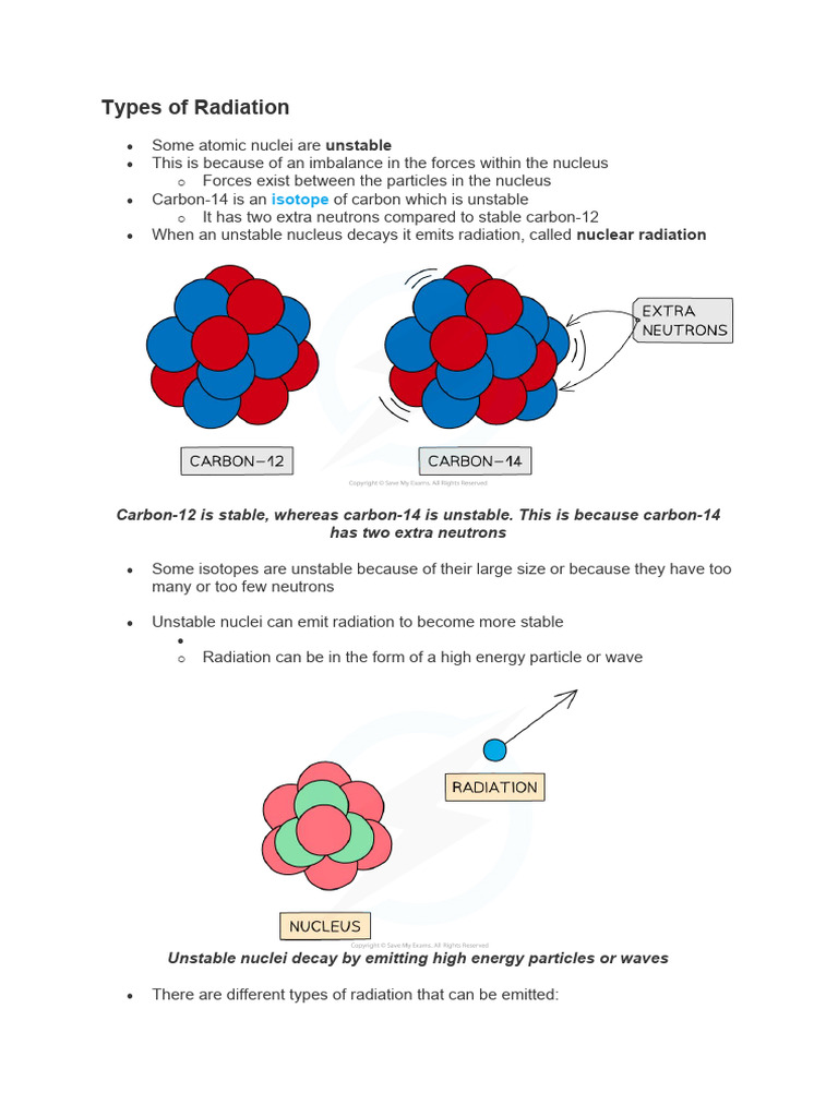 Radiation | PDF | Atomic Nucleus | Radioactive Decay