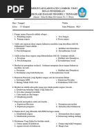 Latihan Soal Pend - Pancasila (Sejarah Perumusan Pancasila) | PDF
