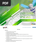 Pengembangan SPSE 4.5 dan Authenticator | PDF