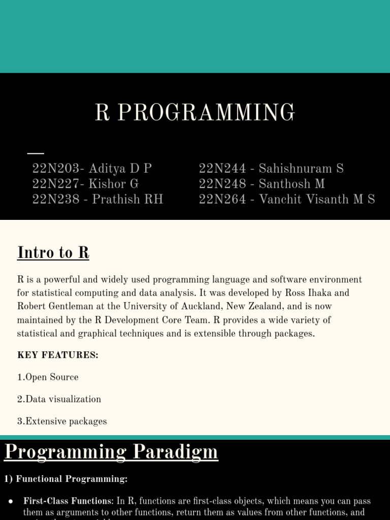 R Programming Pdf Parameter Computer Programming Variable Computer Science