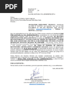 Oficio para Solicitar Baja Temporal o Definitiva | PDF