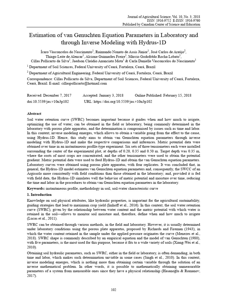Nascimento 2018 | PDF | Inverse Problem | Earth Sciences