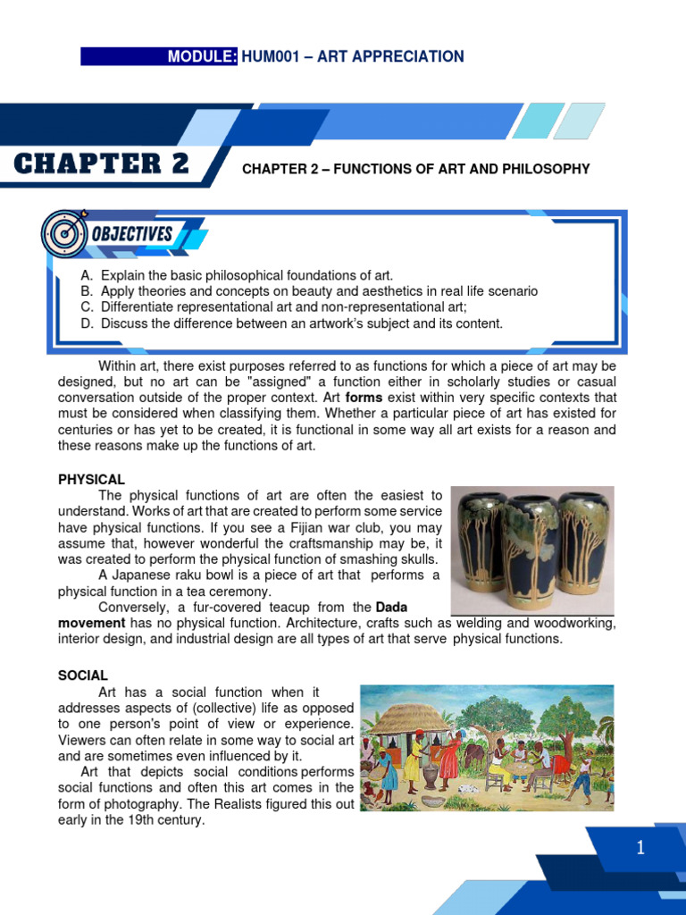 Chapter 2 - Functions of Art and Philosophy | PDF | Aristotle | Reason
