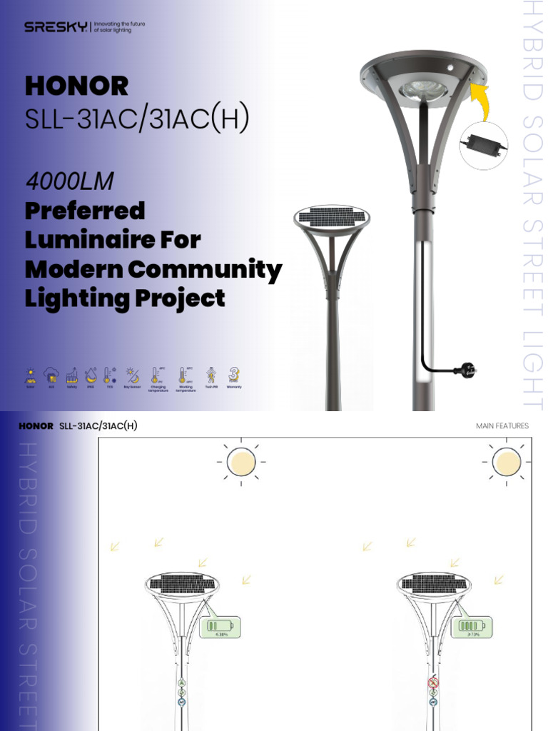 SLL-31AC&31AC Specification | PDF | Street Light | Lighting