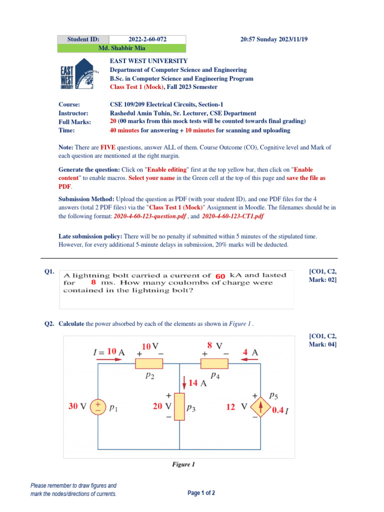 2022 2 60 072 Question | PDF | Computer Engineering | Computing
