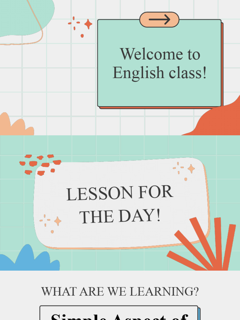 Simple Aspect of Verbs | PDF | Foreign Language Studies | Home & Garden