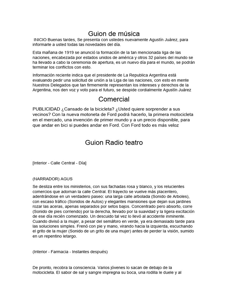 Guion de música | PDF