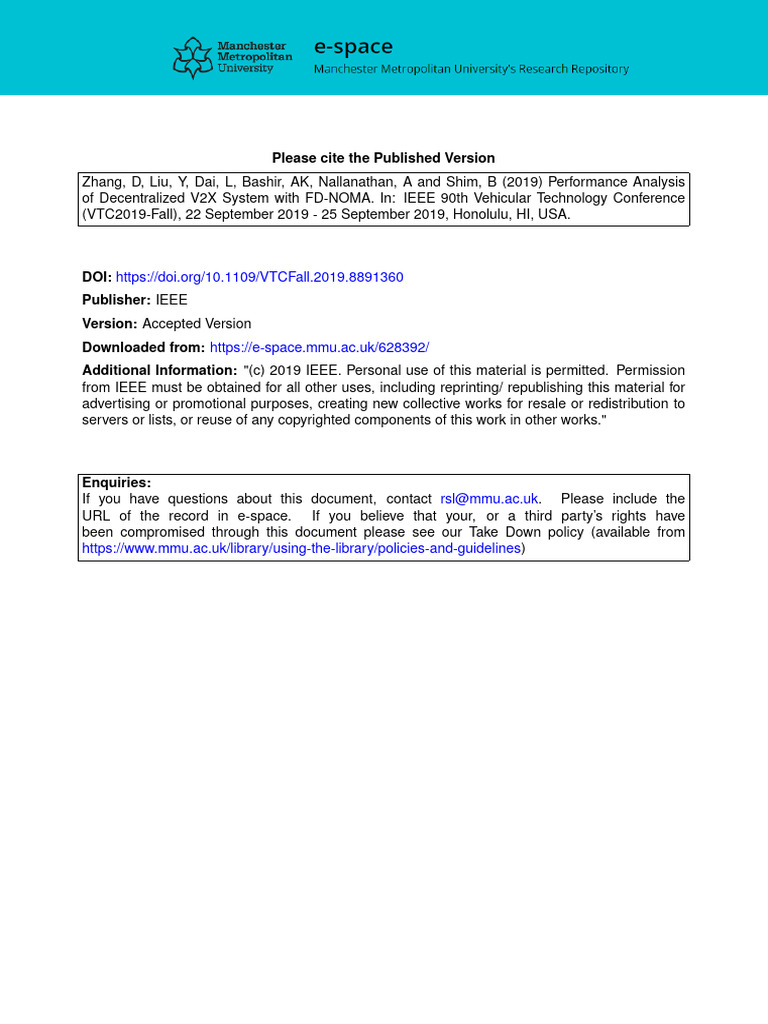 2019 - IEEE VTC - Performance Analysis of Decentralized V2X System ...