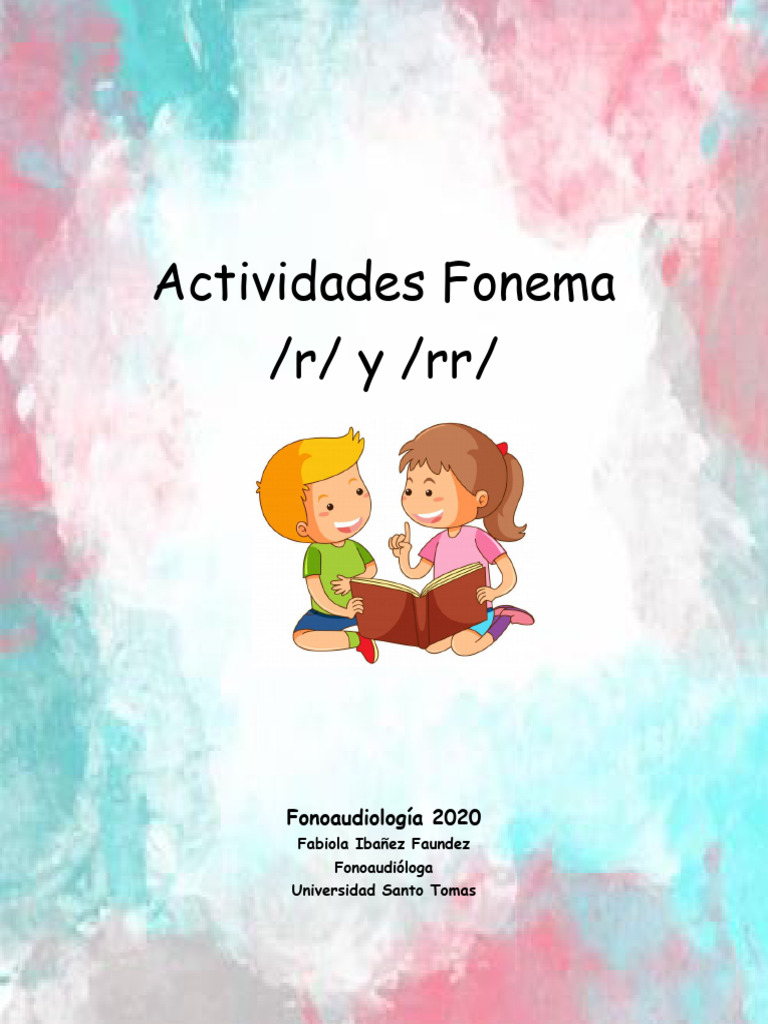Cuadernillo Fonema R y RR | PDF | Voz humana