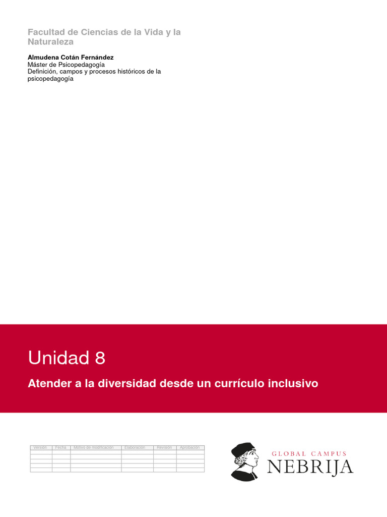 UD8 Medidas de Atención A La Diversidad | PDF | Plan de estudios | Educación especial