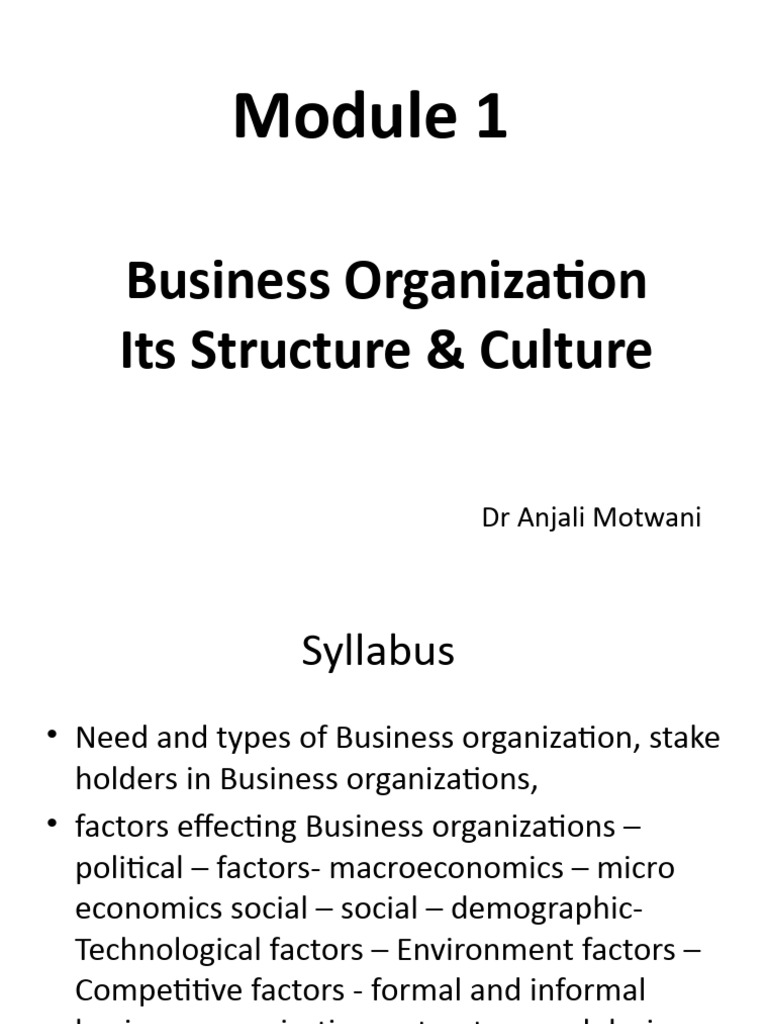 Omc Module 1 | PDF | Economics | Taxes