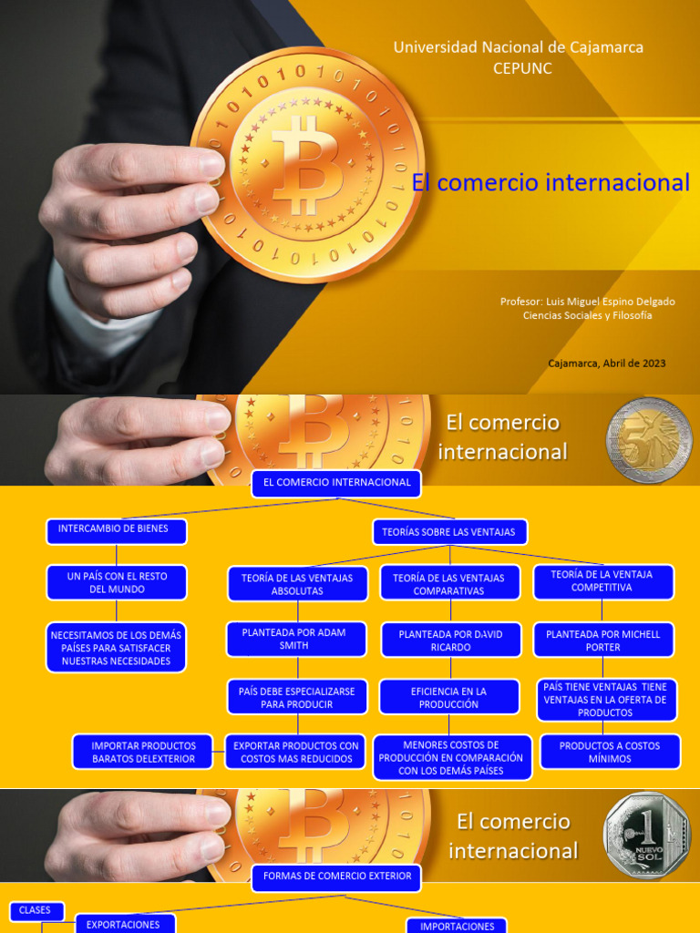 El Comercio Internacional | PDF | Tipo de cambio | Comercio