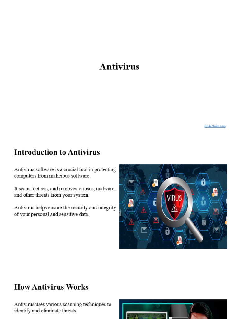 Antivirus | PDF | Antivirus Software | Computer Virus