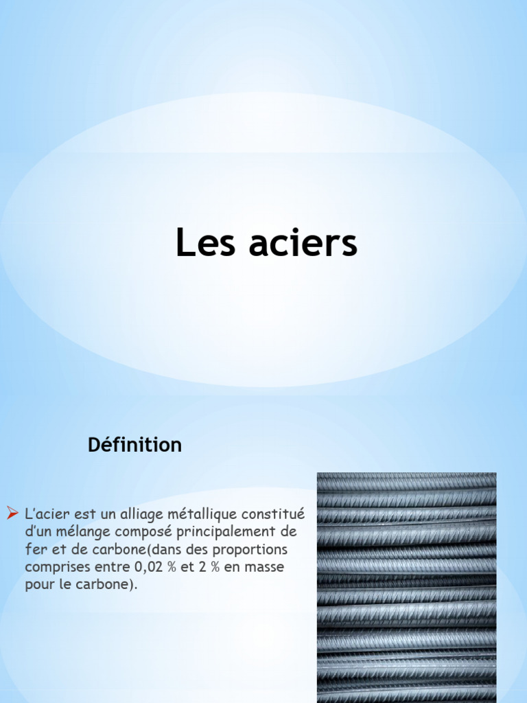 Aciers pour béton armé et applications | PDF | Acier | Fer