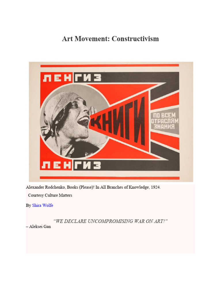 Art Movement | PDF | Style | Movements