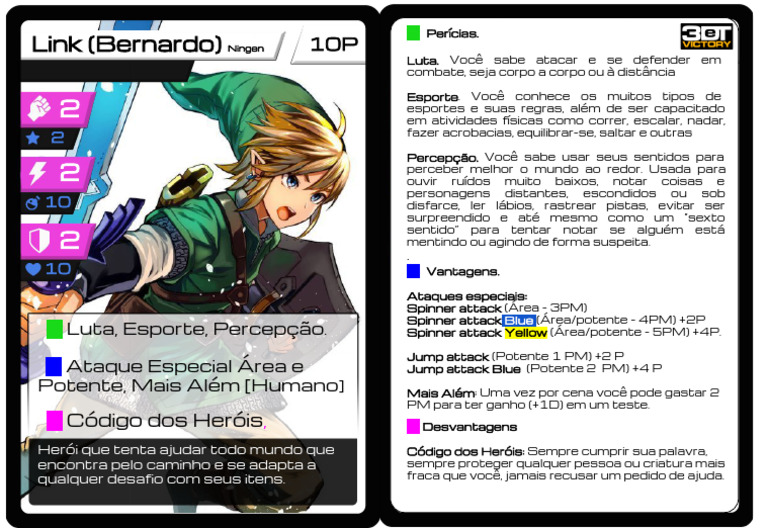 Ficha 3det Victory Link | PDF