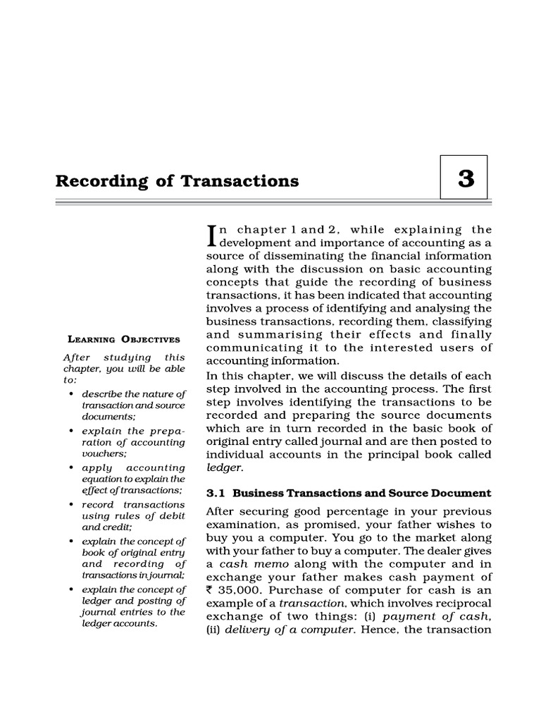 Accounting For Management Chapter 3 | PDF