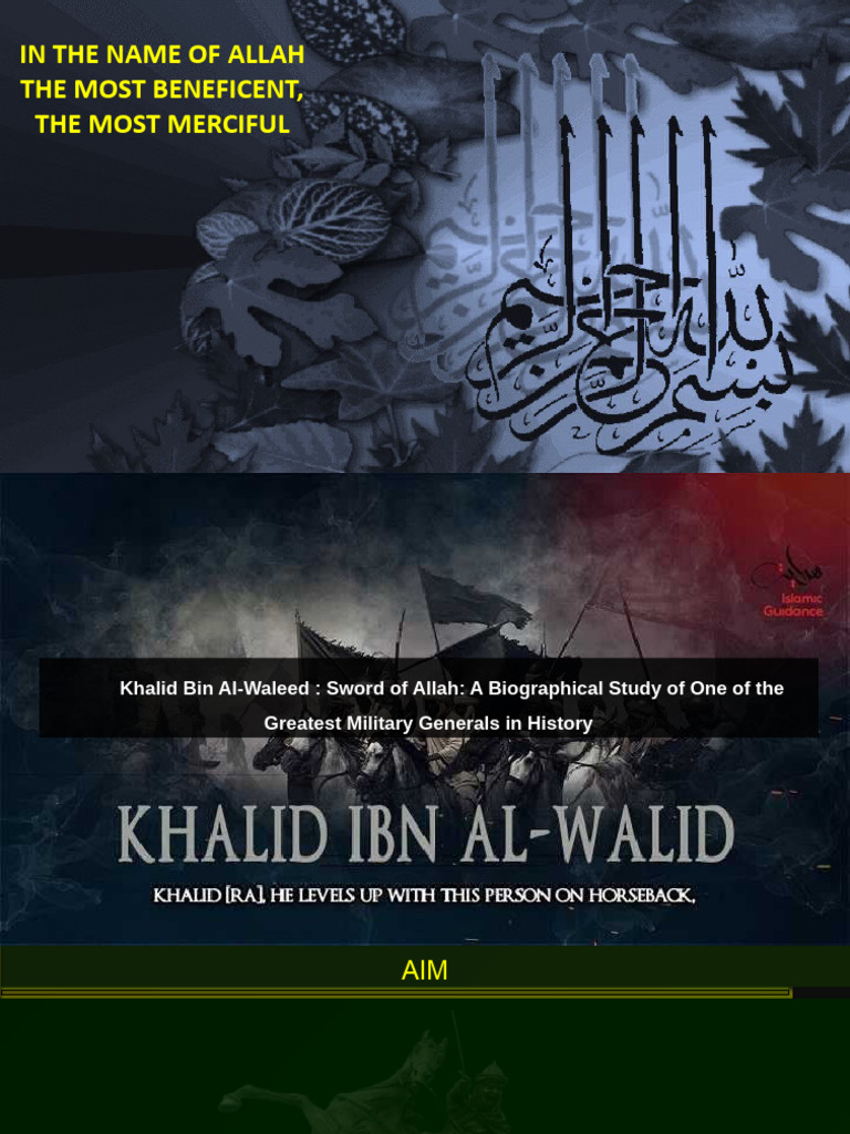 Khalid Bin Waleed | PDF | Muhammad | Middle East