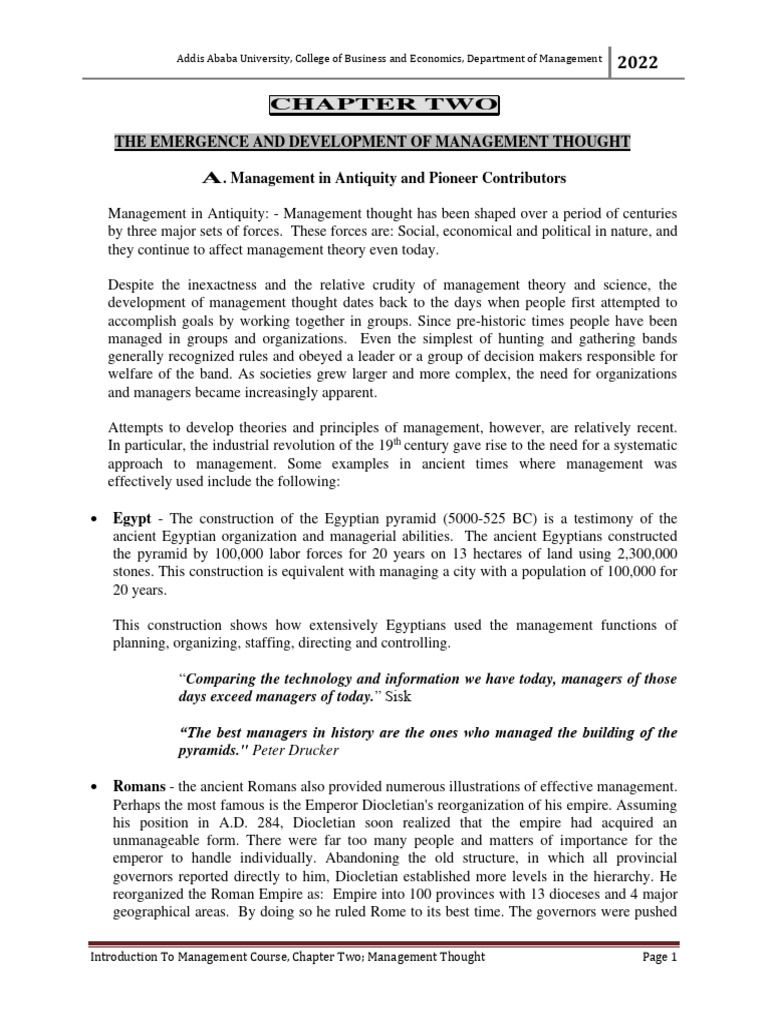 Chapter Two | PDF | Cost Of Living | Division Of Labour