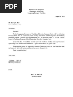 Letter Request Motorcade | PDF | Violence | Business