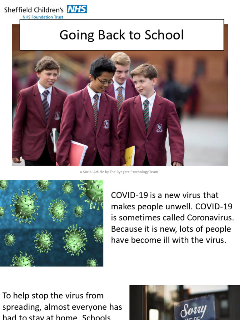 Safe Return to School Post-COVID | PDF | Self-Improvement | Wellness