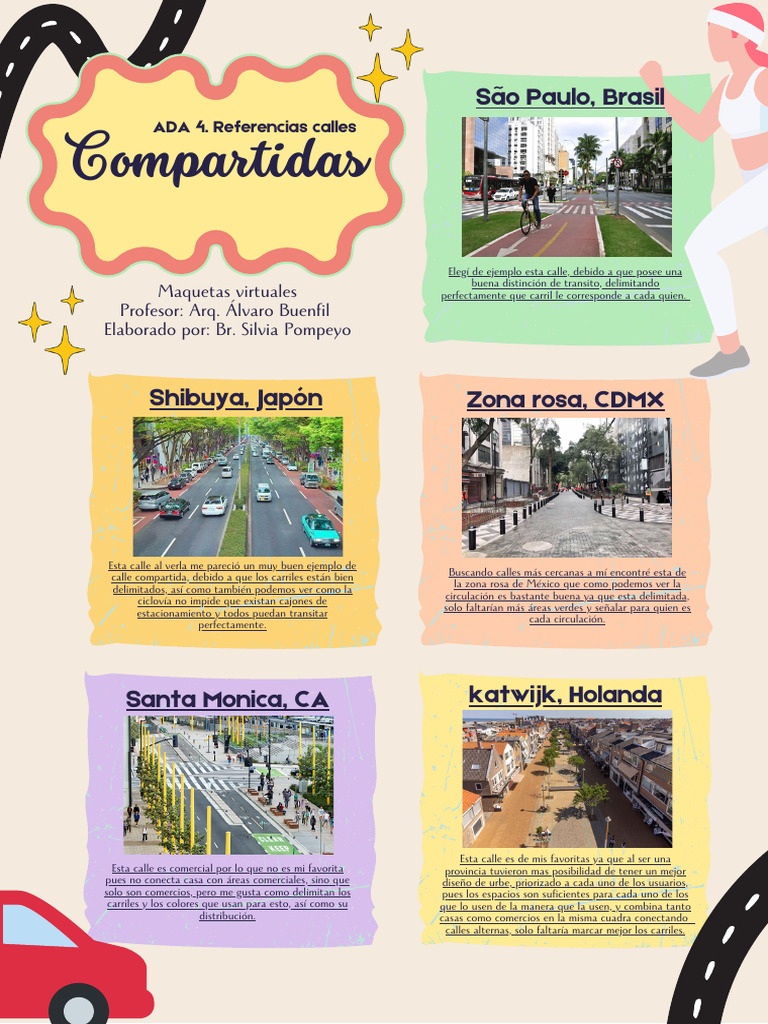 Ejemplos de Calles Compartidas Globales | PDF