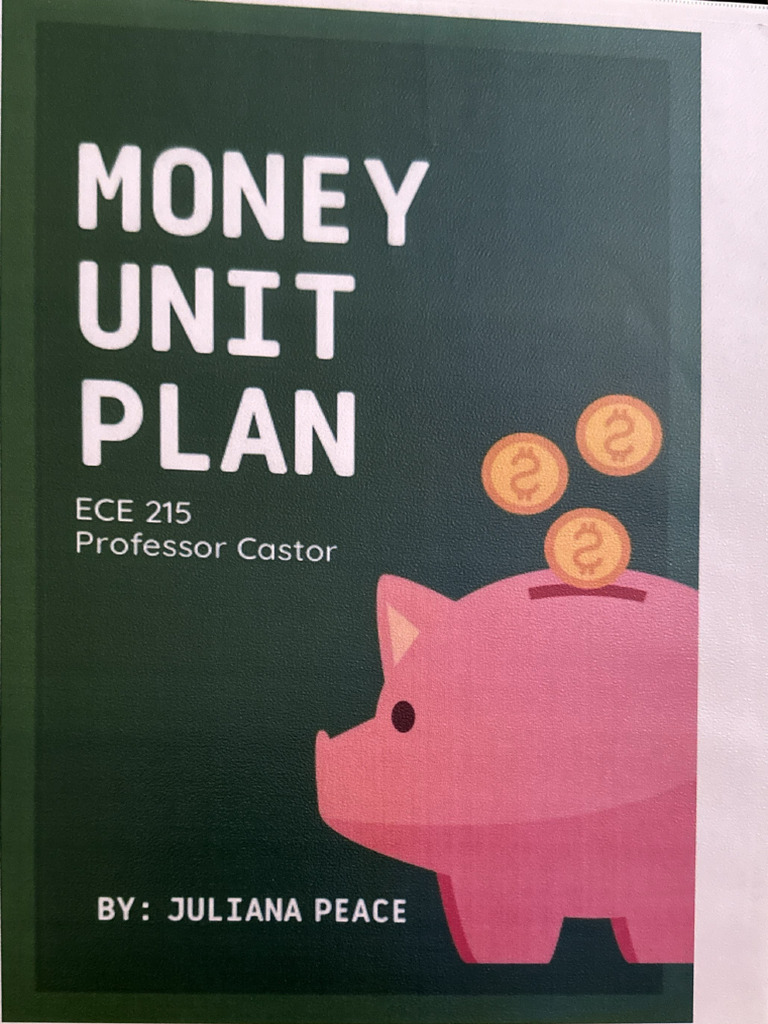 Short Money 2nd Grade Unit Plan | PDF