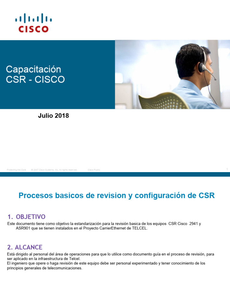 CSR - Cisco | PDF | Industrias de servicio | Ciencias de la Computación