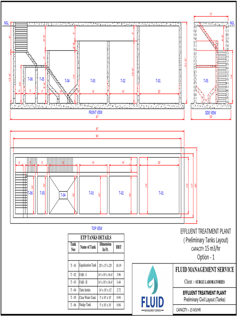 ETP Drawing - SL - FMS12MAR2021 - Option - 1 | PDF | Waste Management ...