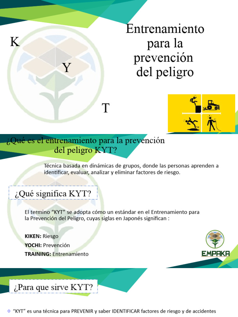 Entrenamiento para La Prevención KYT Imagenes | PDF