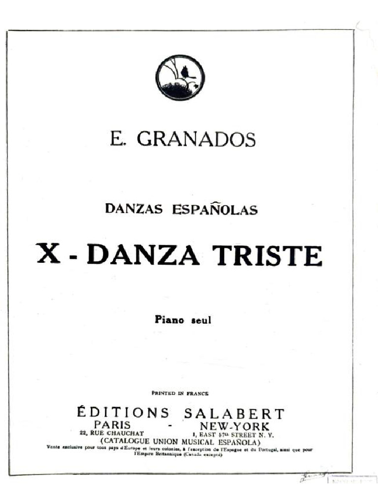 Granados - Danza Triste | PDF