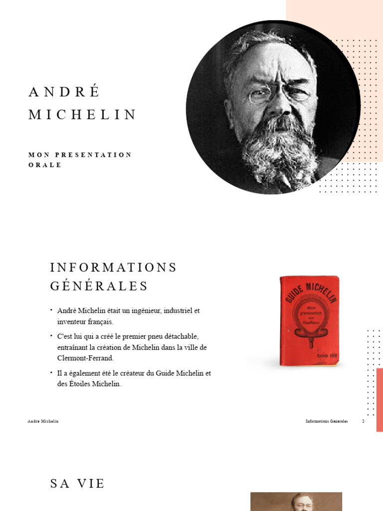 André Michelin : Pionnier du Pneumatique | PDF | Art