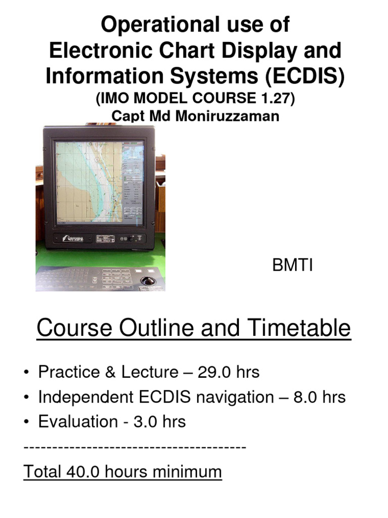 Generic Ecdis Slides Pdf Navigation Geographic Data And Information