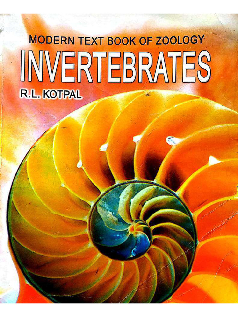 Modern Text Book of Zoology Invertebrates (R.L. Kotpal) | PDF