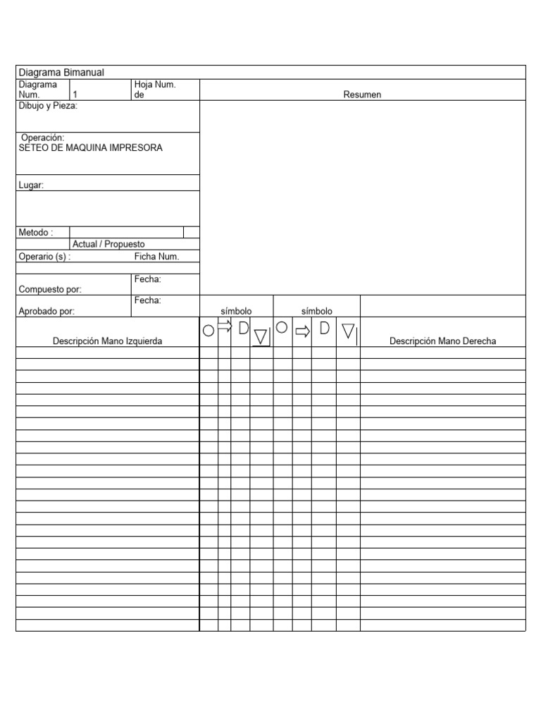 Diagramas Bimanuales - 100207 | PDF