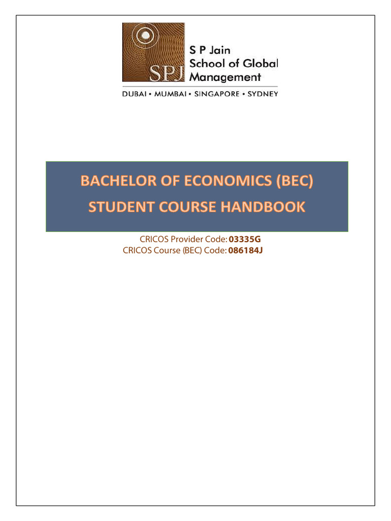 BEC Student Handbook | PDF | Academic Integrity | Education Issues