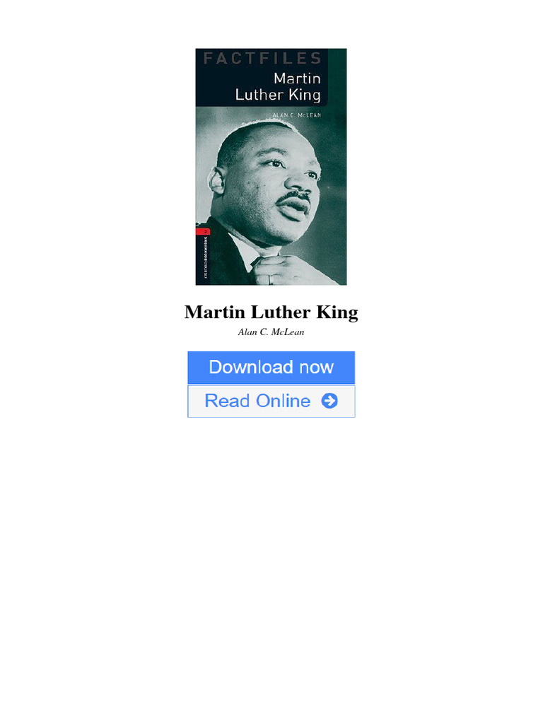 Martin Luther King. Alan C. McLean | PDF | Martin Luther King Jr.