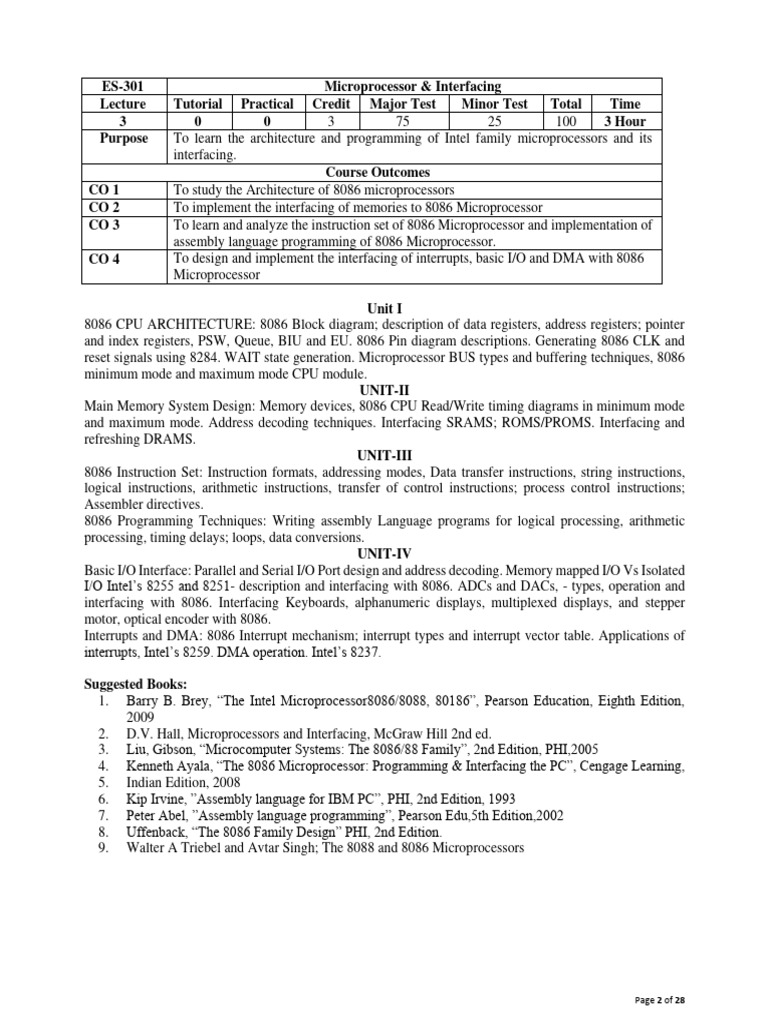 Es 301 - Mpi | PDF | Central Processing Unit | Input/Output