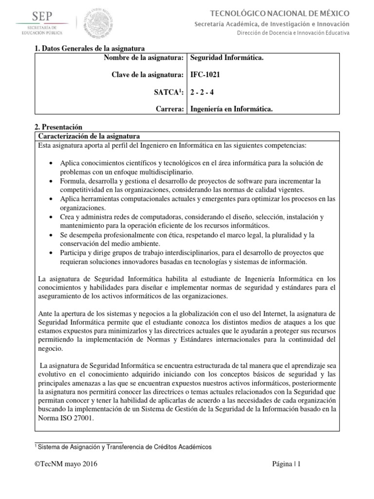 Seguridad Informatica | PDF | La seguridad informática | Seguridad