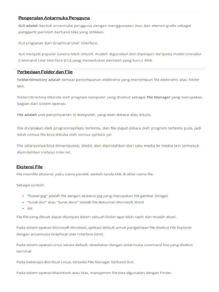 Ringkasan Materi Bab 3 Informatika 7 | PDF