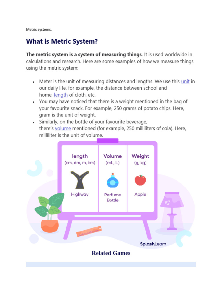 Understanding the Metric System | PDF | Measurement | Quantity