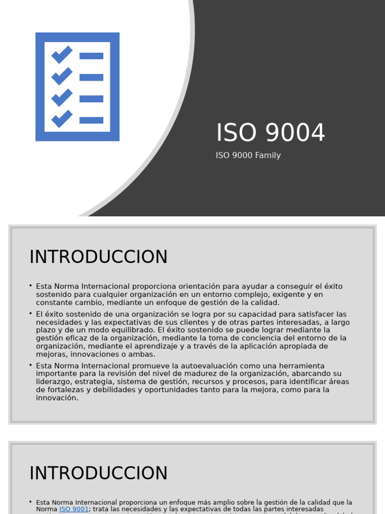 2.1.3 Iso 9004 | PDF | Iso 9000 | Gestión de la calidad