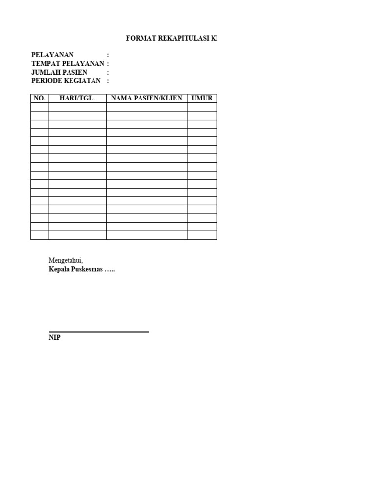 Format Borang Pengisian (Dokumen Bukti) | PDF | Bisnis