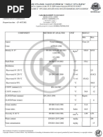 Product Passport (Quantity & Quality Dip Test Analysis Report) | PDF ...