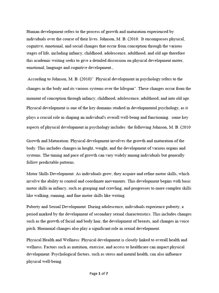 754 Ed 72 Ass 2 | PDF | Child Development | Developmental Psychology