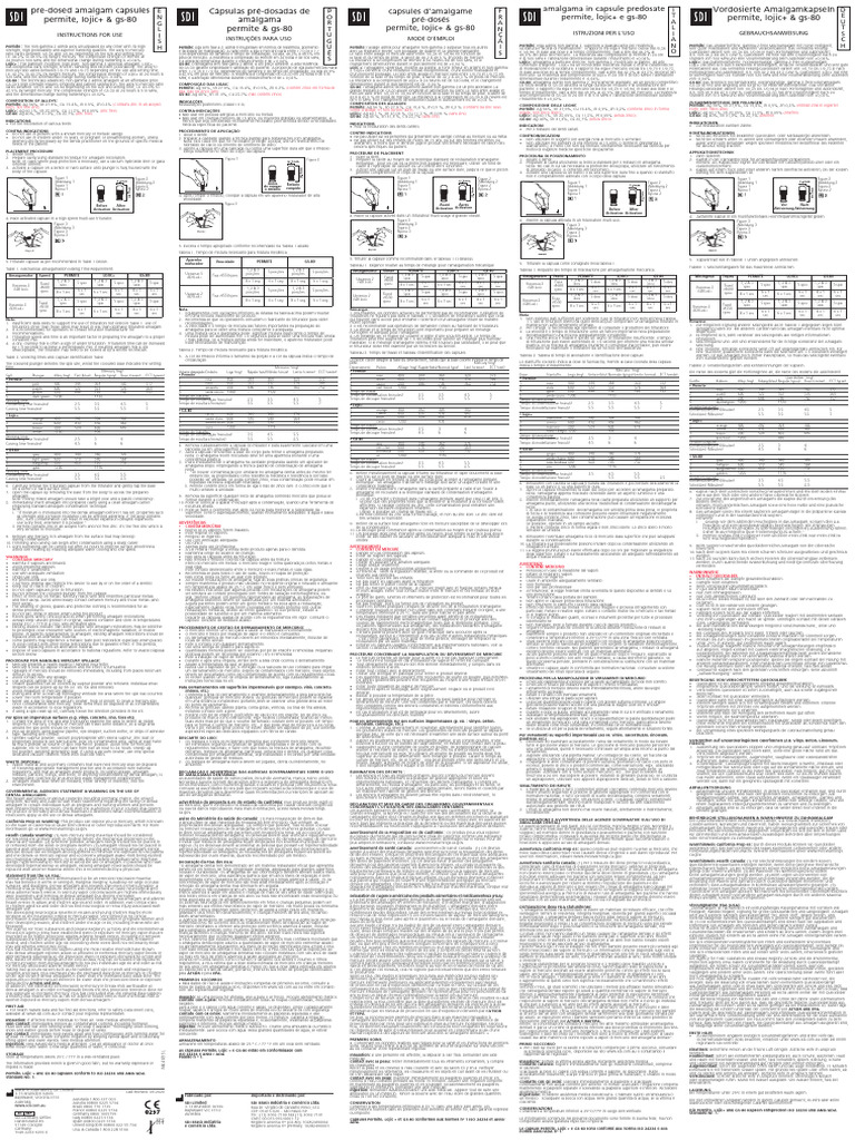Gs-80 Sdi Instructions PT-BR | PDF | Materiais | Átomos